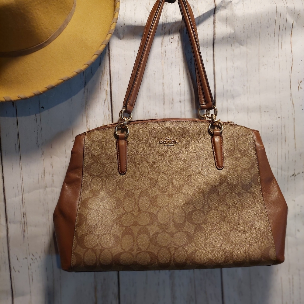 Coach Signature Christie Carryall - Gem